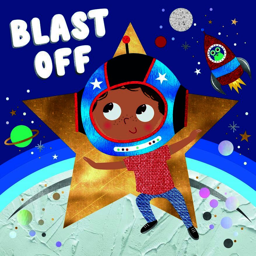 ASTRONAUT BLAST OFF BIRTHDAY CARD | Whip It Up Cake Supplies