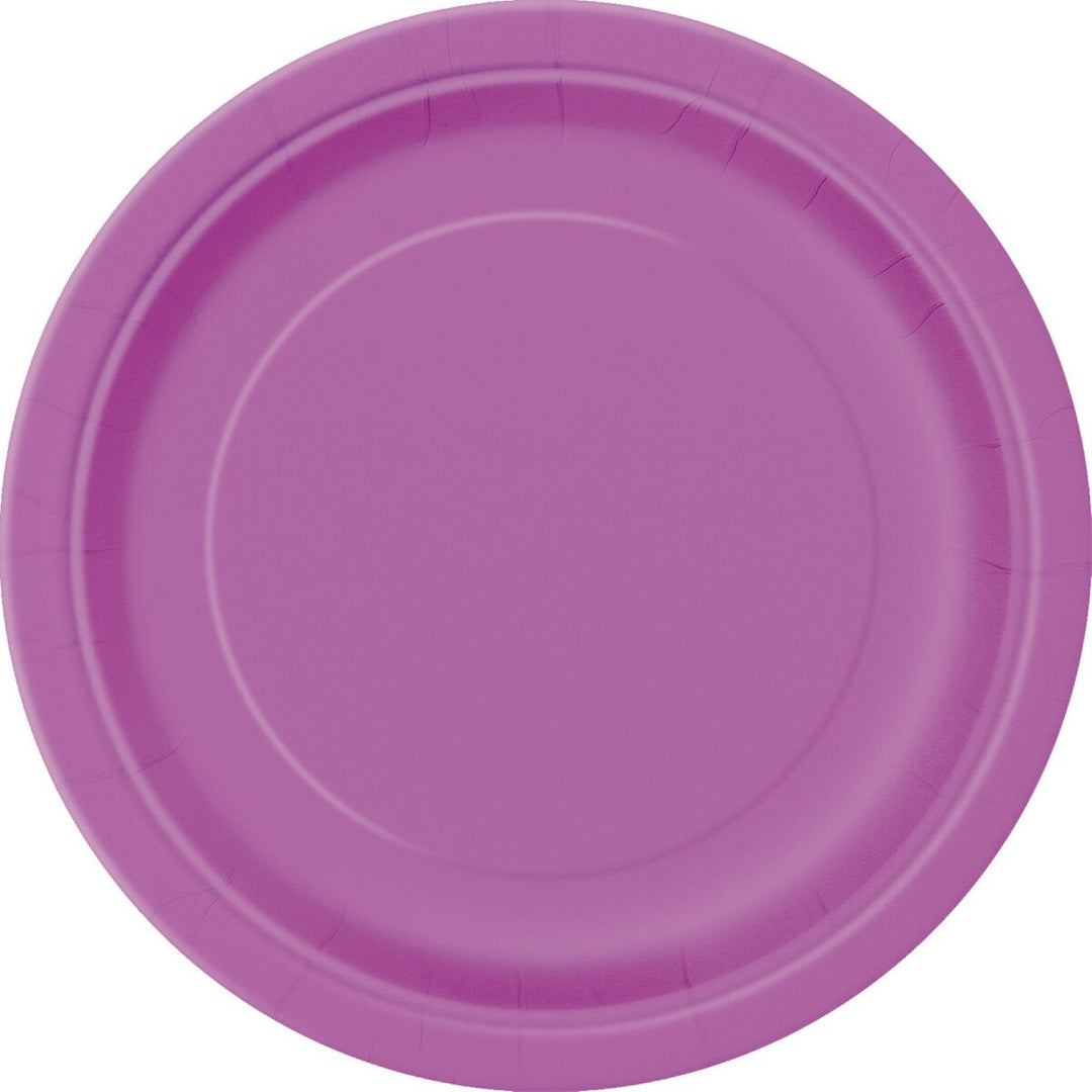 PRETTY PURPLE SNACK PLATES 9" x 8 pack | Whip It Up Cake Supplies