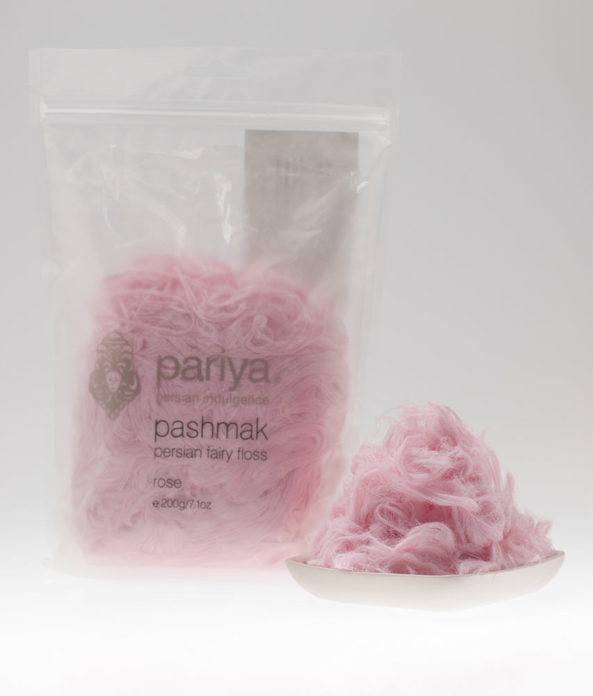 PASHMAK PERSIAN FAIRY FLOSS - ROSE 200g, persian fairy floss, – Whip It ...