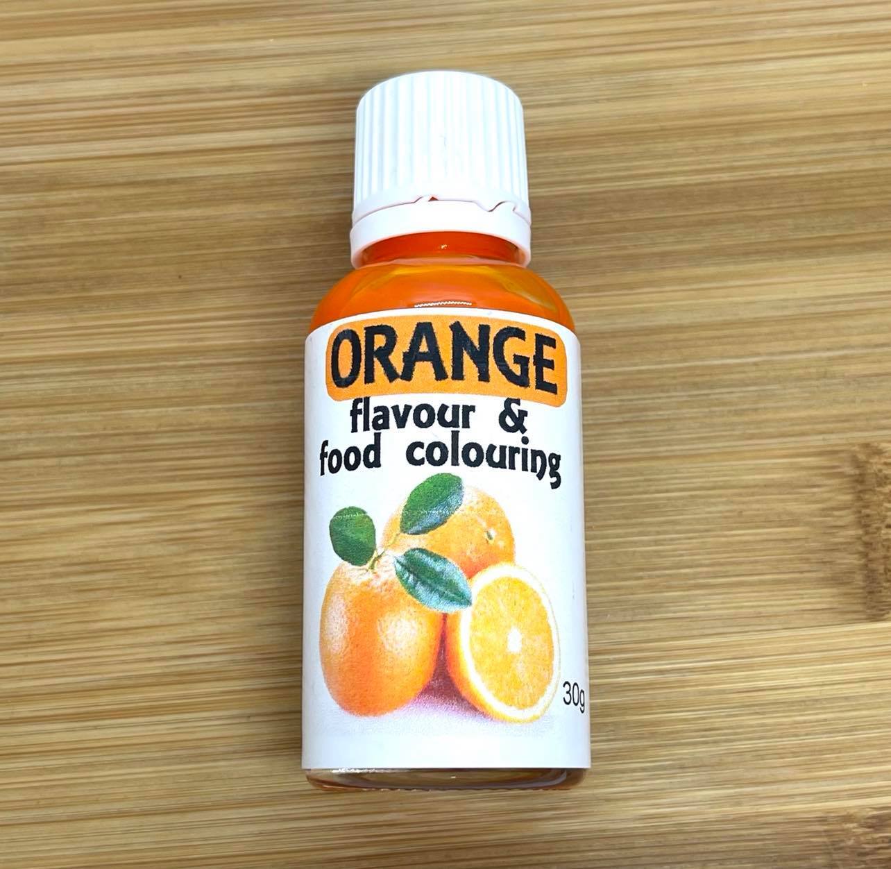 ORANGE FLAVOUR FOOD COLOURING 30g | Whip It Up Cake Supplies