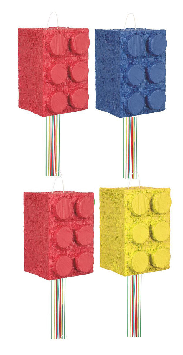 BUILDING BLOCK PULL STRING PINATA | Whip It Up Cake Supplies
